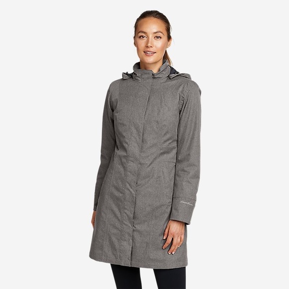 Eddie Bauer | Jackets & Coats | Nwt Eddie Bauer Womens Girl On The Go Insulated Trench Coat Sz ...